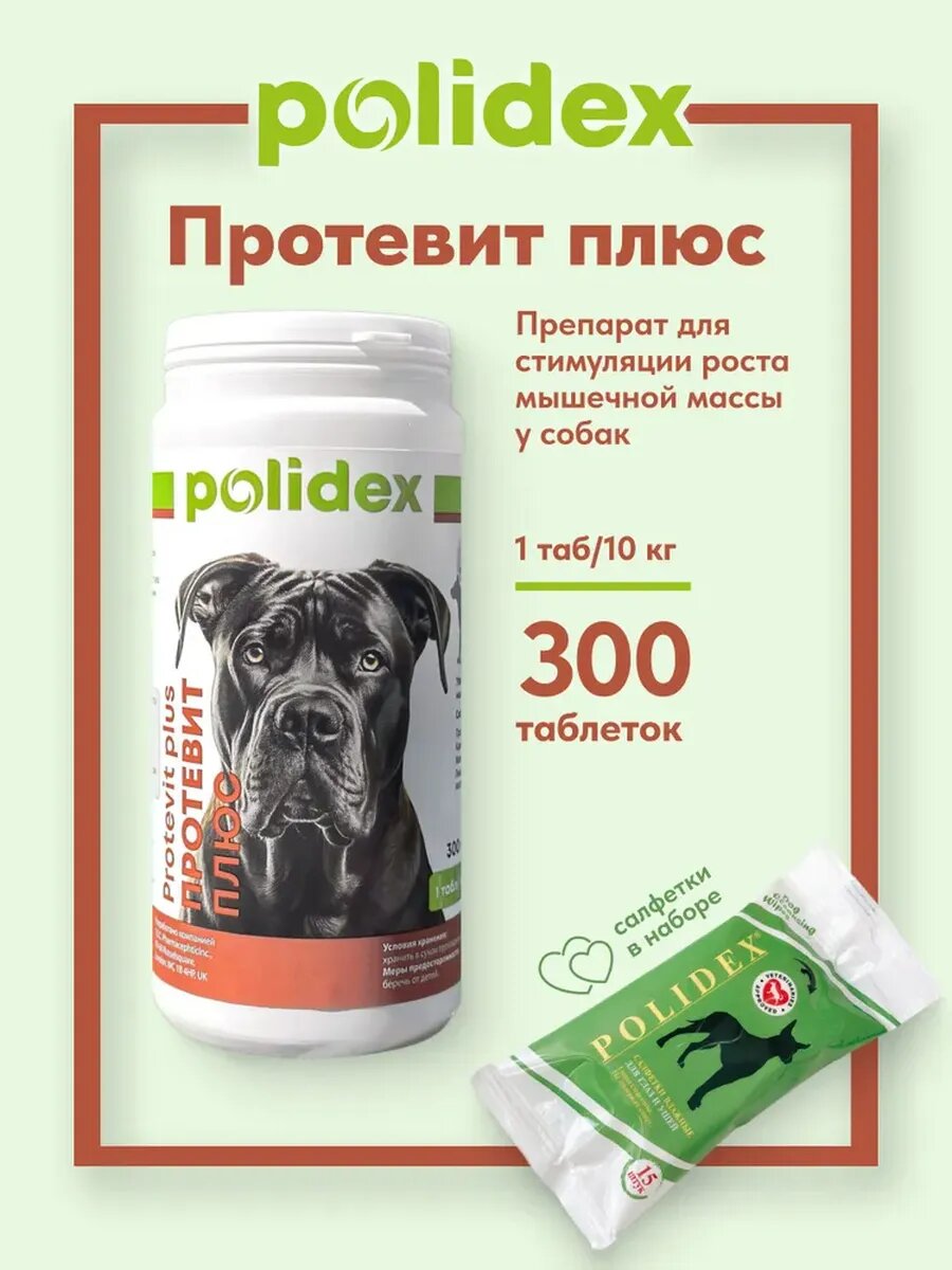 Полидекс Протевит+ уп.300табл.