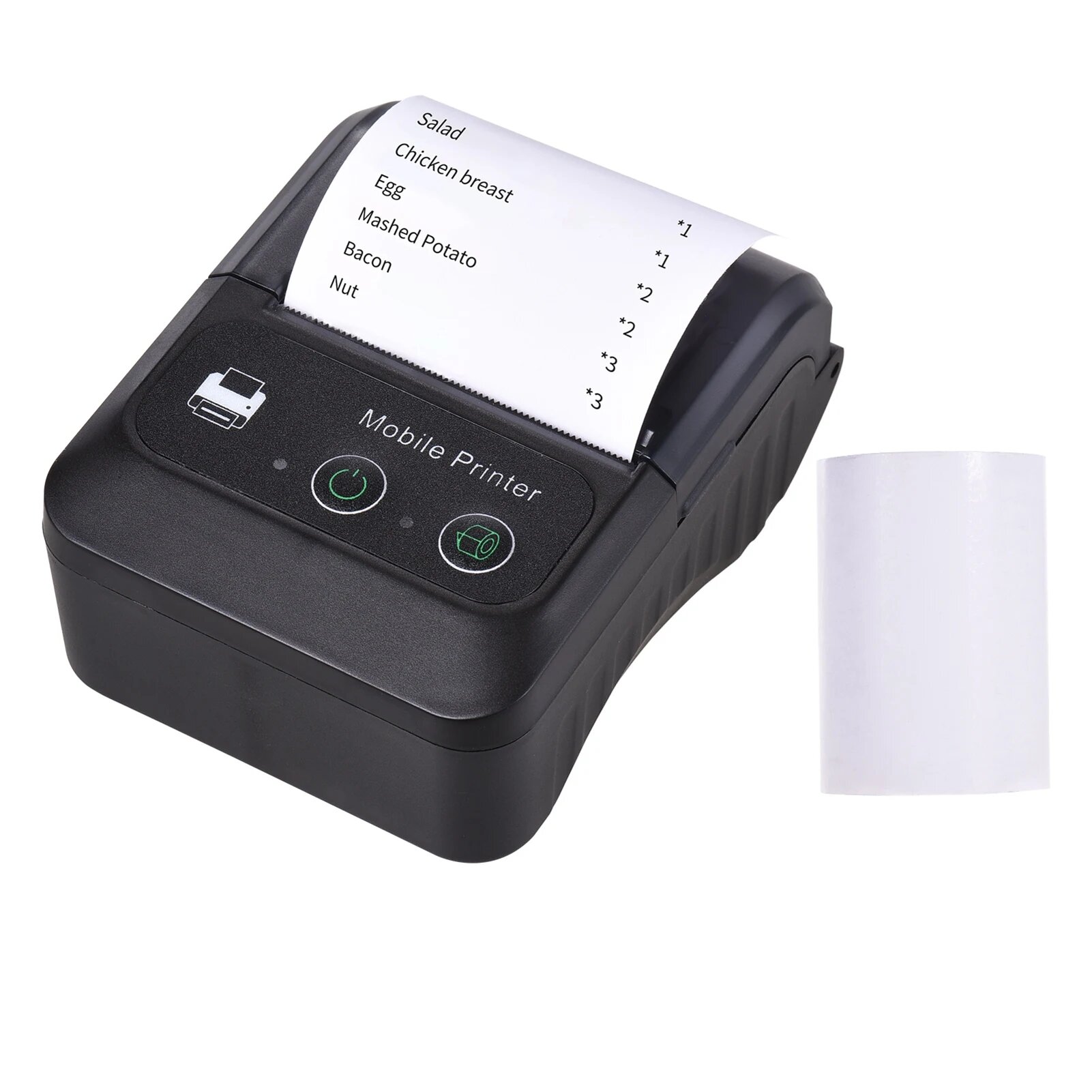 Aibecy Термопринтер чеков 58 мм Bluetooth USB