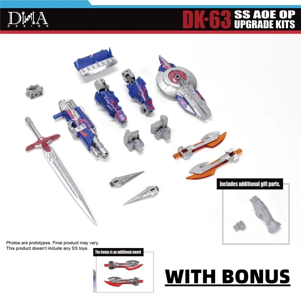 Набор для апгрейда DNA DK-63/DK-63W Studio Series Optimus Prime