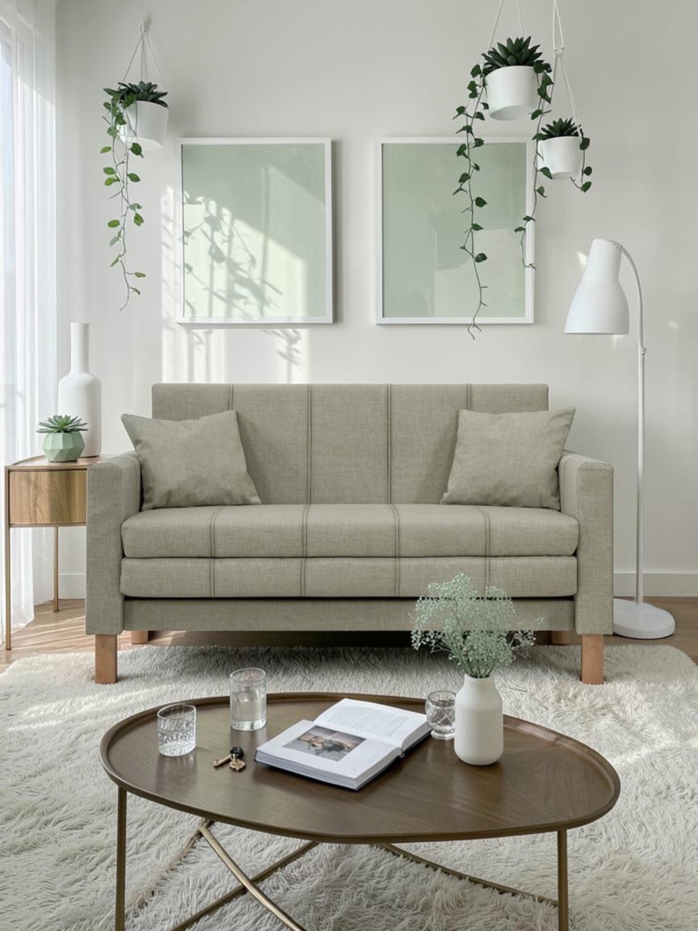 Диван Уют Лайт Strong Plus 01 NOW 136x76x81 см, зеленый Рогожка, выкатной Фиеста