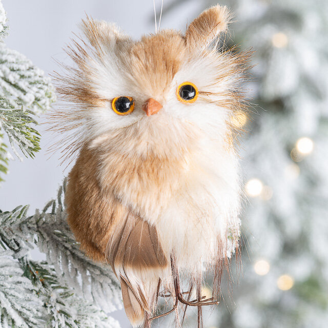 Елочная игрушка Сова Франческа - Brokilon Forest 13 см, Winter Deco, 1135219