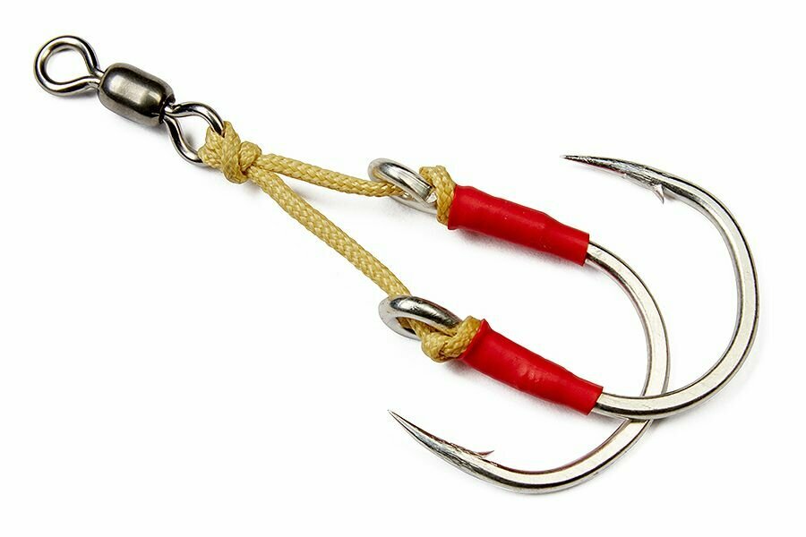 Higashi Крючки Twin Assist Hook HB-008 #7/0, 2 шт/уп
