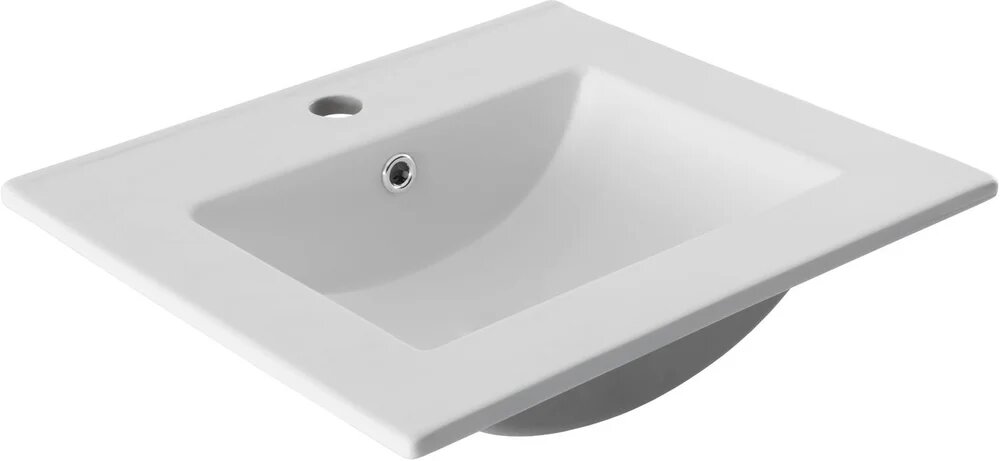 Раковина-столешница Aquanet 50 белый мат. (330428)