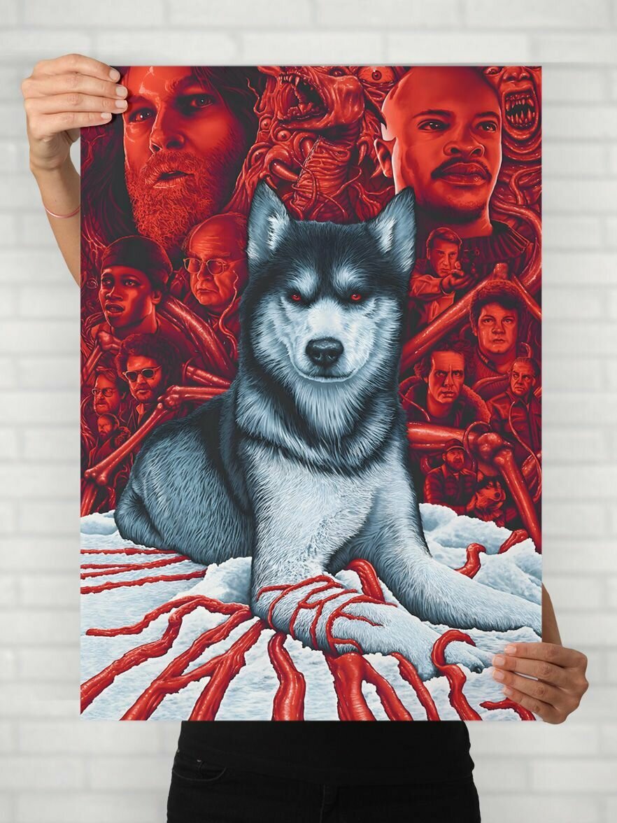 Плакат на стену для интерьера Нечто (The Thing 20) - Постер по фильму, кино, хоррору формата А1 (60x84 см)