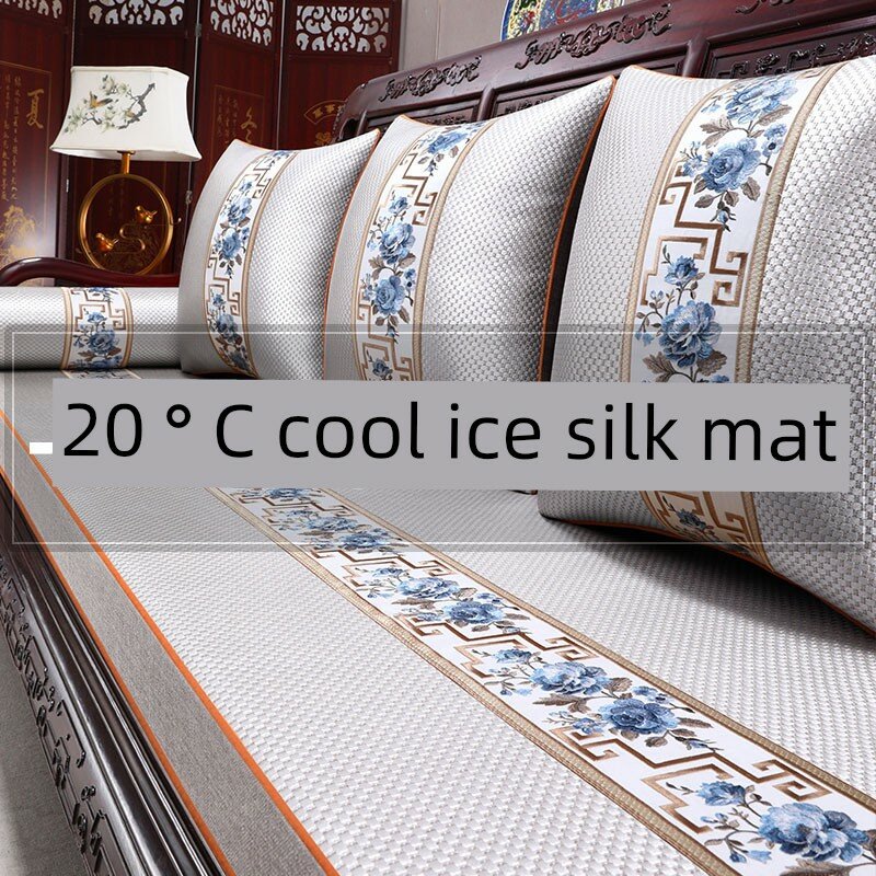 FanHuaSiJin Ice Silk S3 Подушка с наполнителем 45x45 см прохладная дышащая ткань для сиденья дивана