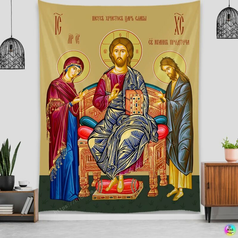 Христианский гобелен с Иисусом 150x130 cm, 20