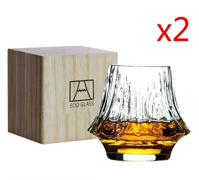 Бокалы для виски EDO Glass Volcano Cup, 2 шт, цвет 2