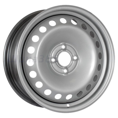 Штампованный колесный диск Magnetto 16017 S AM 6,5x16/4x100 ET50 D60,1 Silver Lada Vesta