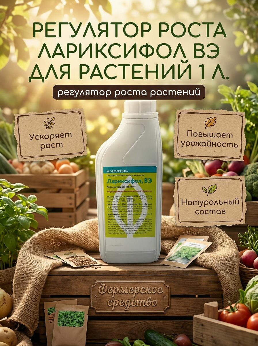 Регулятор роста Лариксифол ВЭ для растений 1л