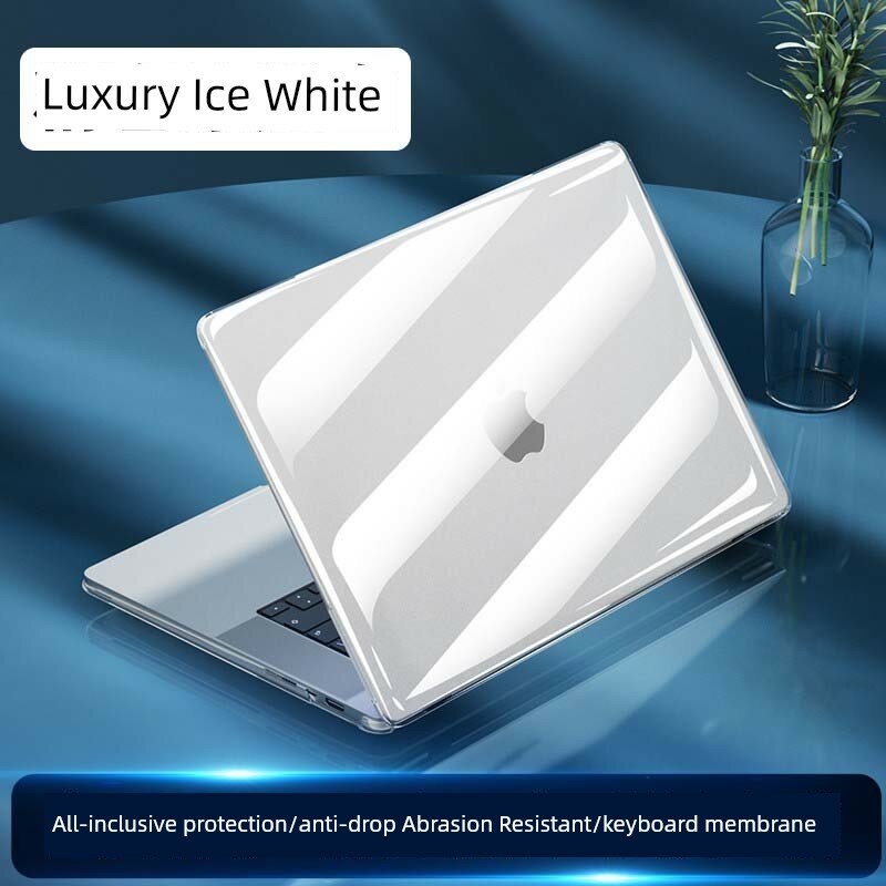Силиконовый чехол для ноутбука Huawei MateBook X Pro 13.9 дюйма 2018-2021, белый прозрачный, полная защита от ударов