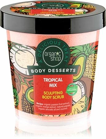 Скраб Organic Shop Body Desserts Tropical Mix, 450 мл