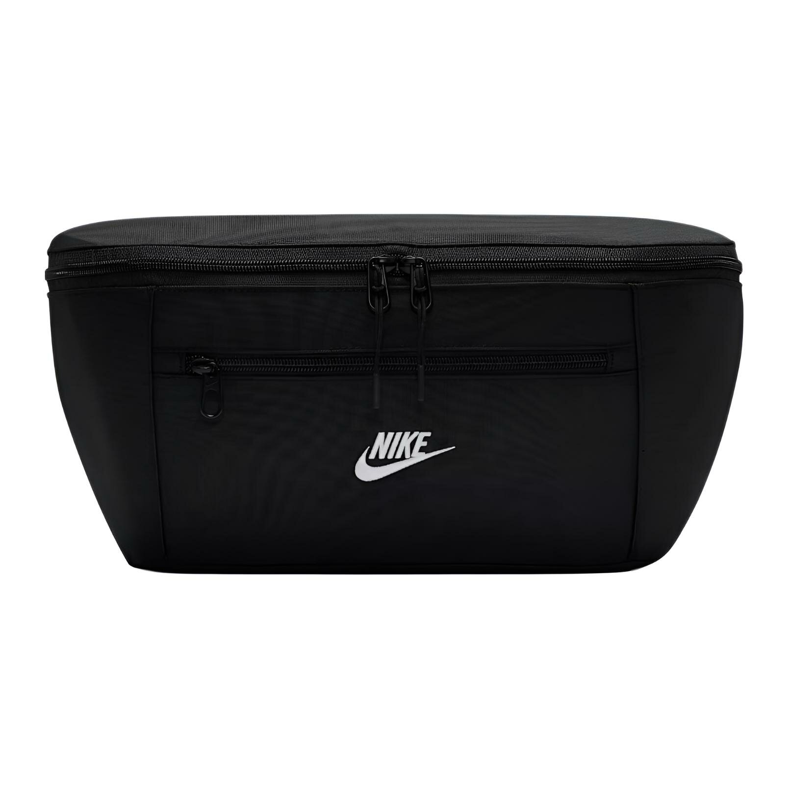 Сумка NIKE HERITAGE, фактура стеганая, черный