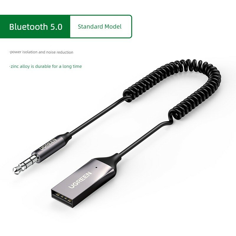 Автомобильный Bluetooth-приемник Greenlink aux, высококачественный автомобильный аудиоприемник, USB-адаптер для