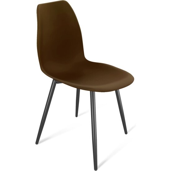 Стул Sheffilton SHT ST29/S95-1 коричневый ral8014/черный муар