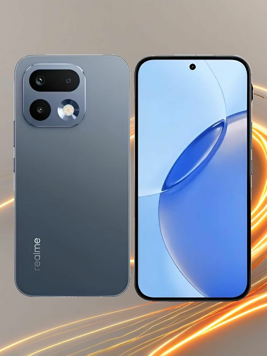 6.78" Смартфон realme 16 Pro 256 ГБ серый ядер - 8x(2.5 ГГц), 8 ГБ, 2 SIM, AMOLED, камера 200+8 Мп, NFC, 7000 мА*ч