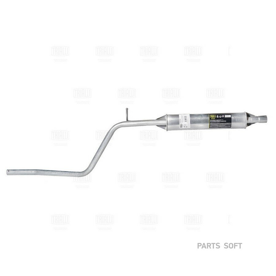 Резонатор Renault Logan (04-) 16V (алюм. сталь) TRIALLI EAM0902