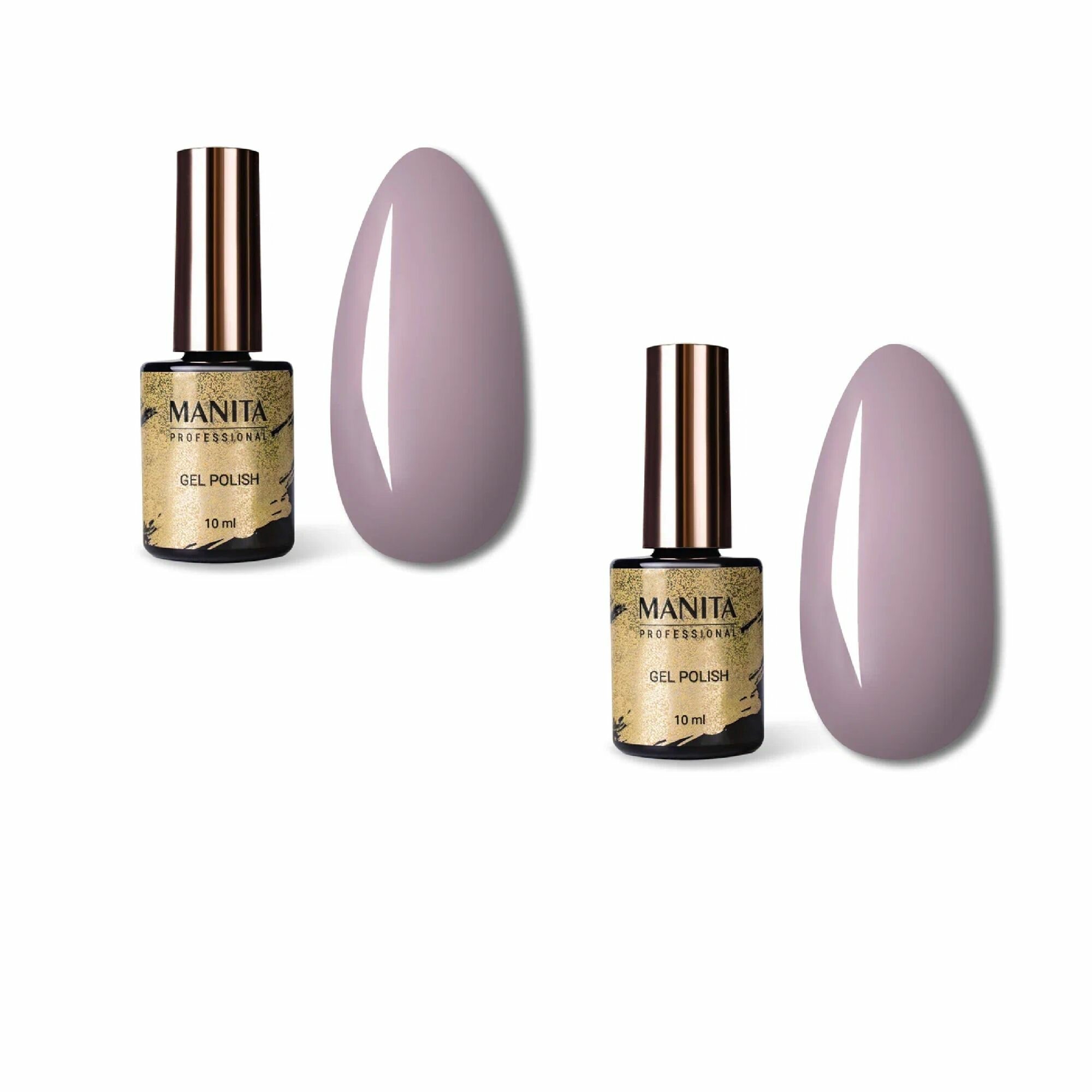MANITA PROFESSIONAL Гель-лак для ногтей, Classic №033, Dusty, 10 мл, 2 уп