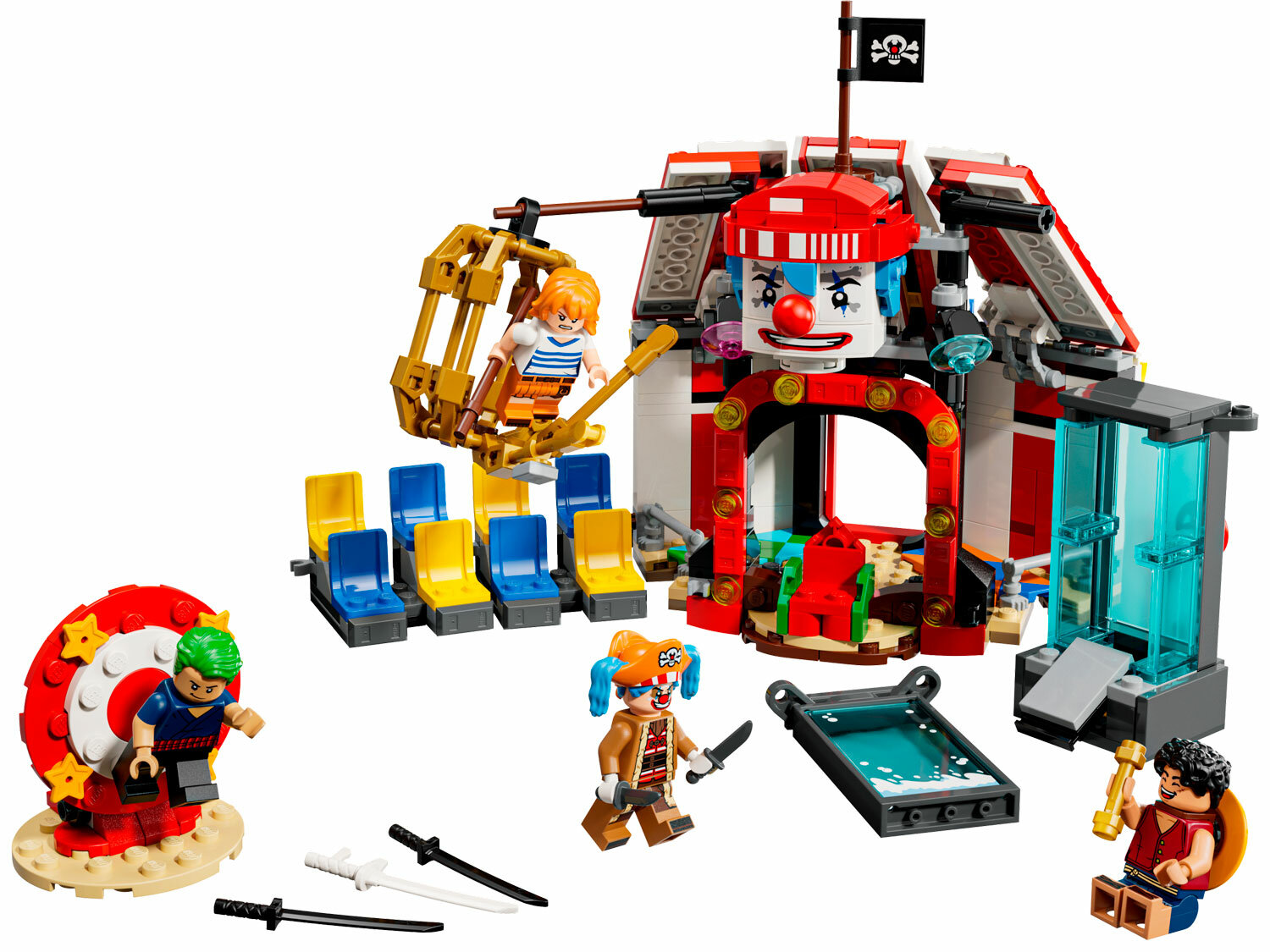 Конструктор Lego One Piece Цирковой шатер Клоуна Багги 75637