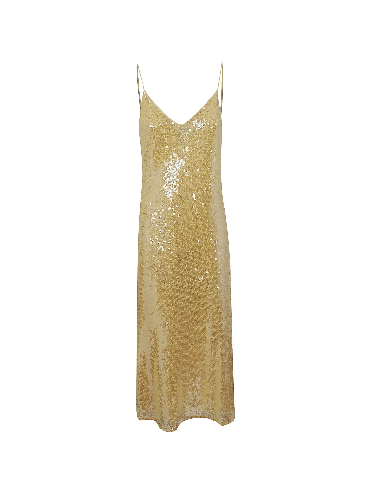 Платье Sequin-embellished spaghetti-strap dress