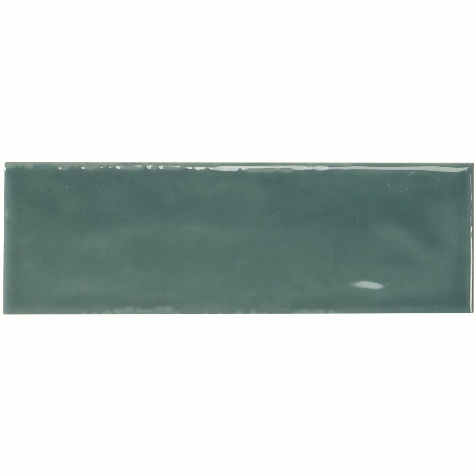 Керамогранит Monopole Artisan turquoise 5х15 см глянцевый ректифицированный для стен