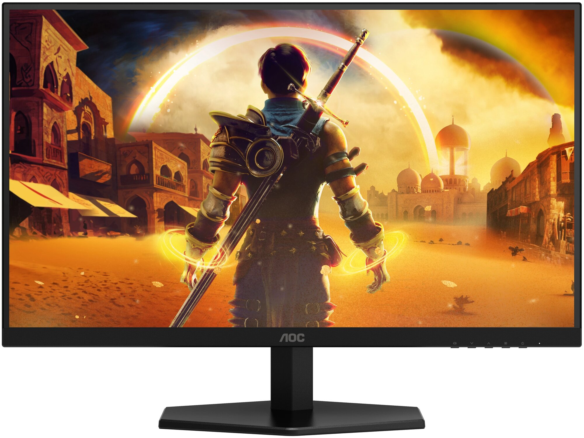 Монитор AOC Q27G42HE, 27", игровой, IPS, 2560x1440, G-Sync, черный
