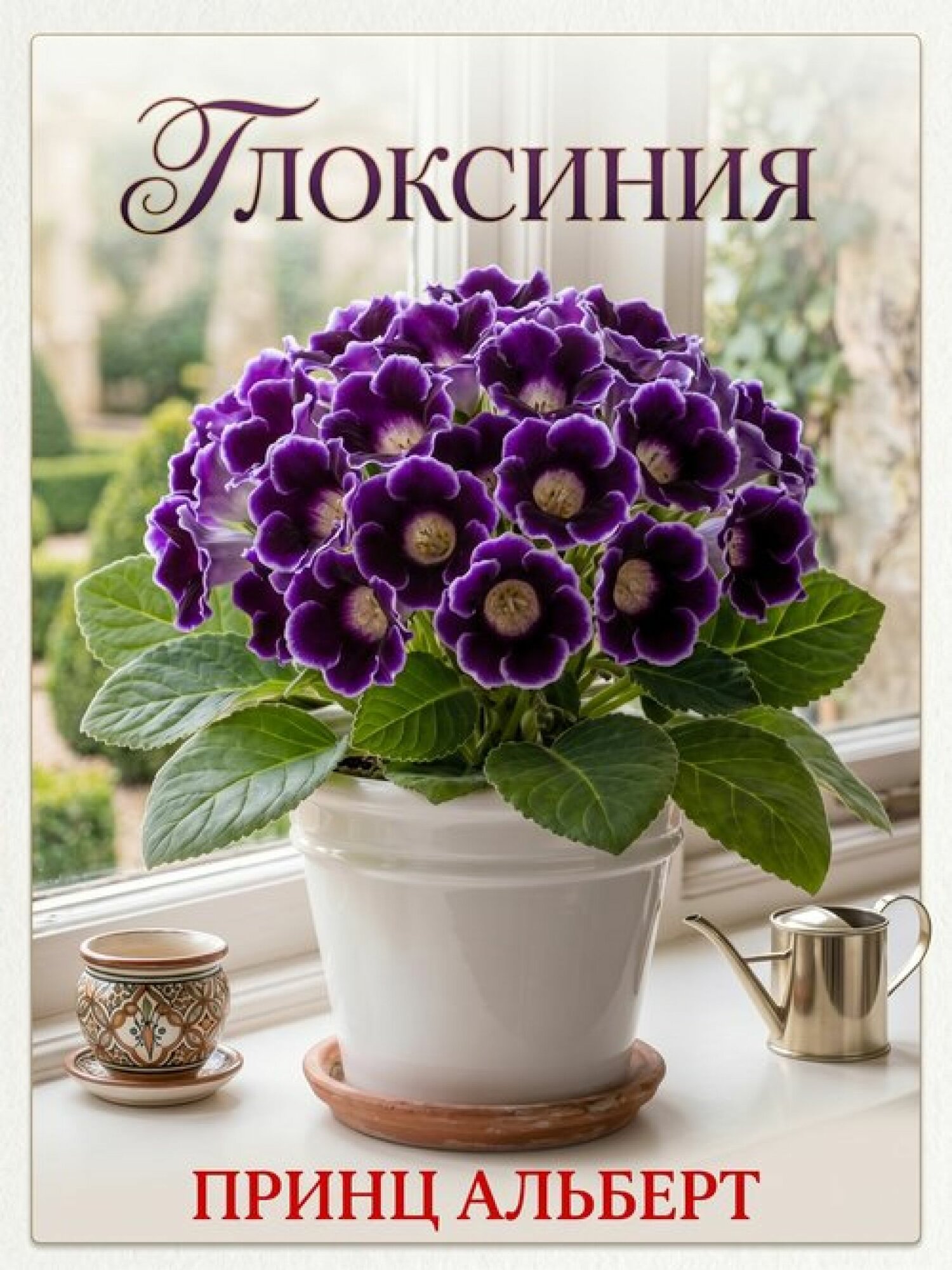 Глоксиния принц Альберт