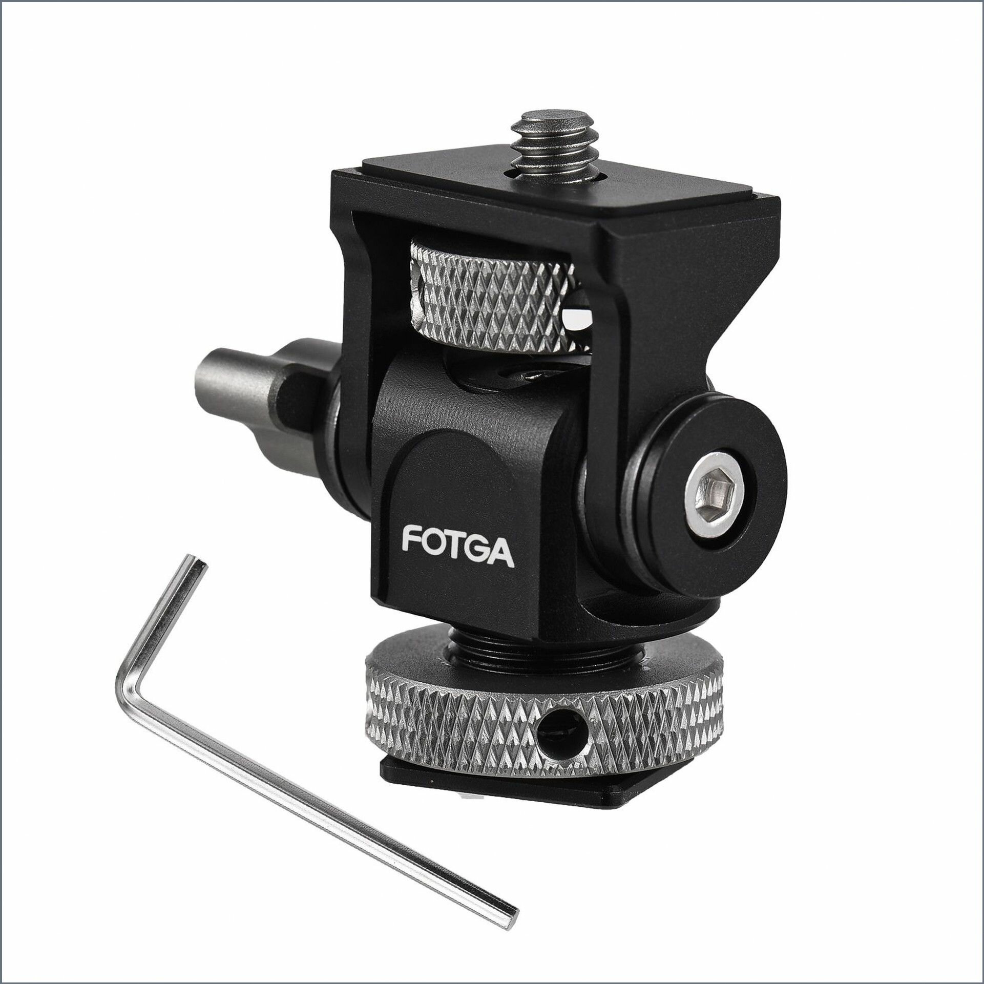 Combuy FOTGA Кронштейн для крепления монитора камеры с холодным башмаком Держатель