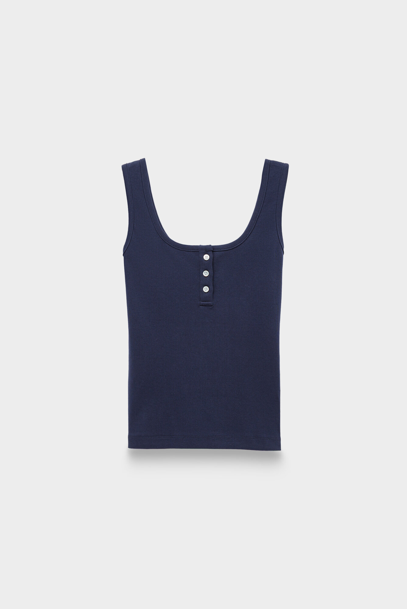 Топ Juun.J OFF LAYERED SLEEVELESS для женщин цвет синий размер 44