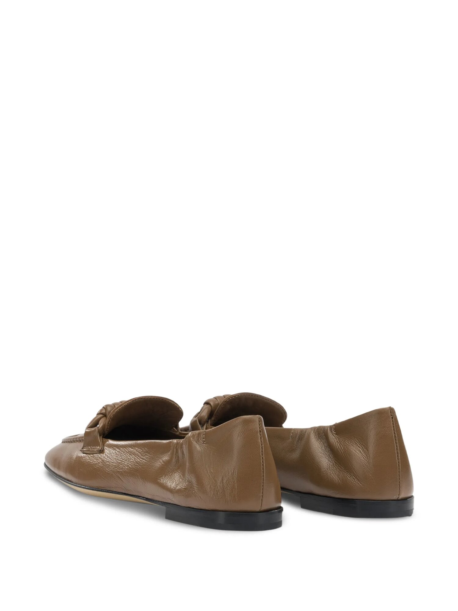 Лоферы POMME D´OR Round-toe leather loafers, размер 39,5, brown — фото 1