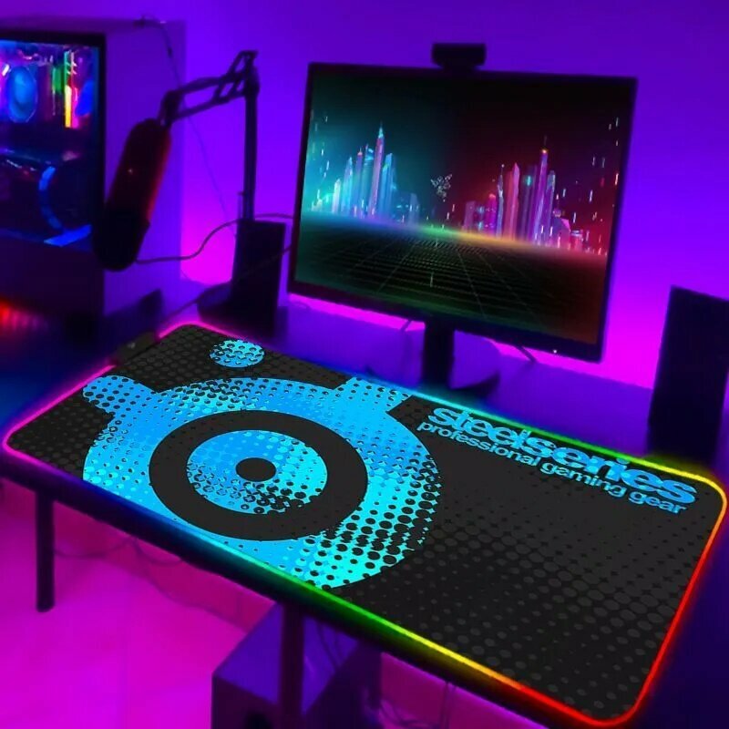 SteelSeries Коврик для мыши, XXL, черный, синий