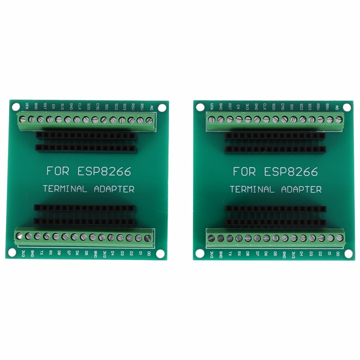 2PCS ESP8266 коммутационная плата GPIO 1 в 2 для разработки ESP-12E NodeMCU-ROMIKY