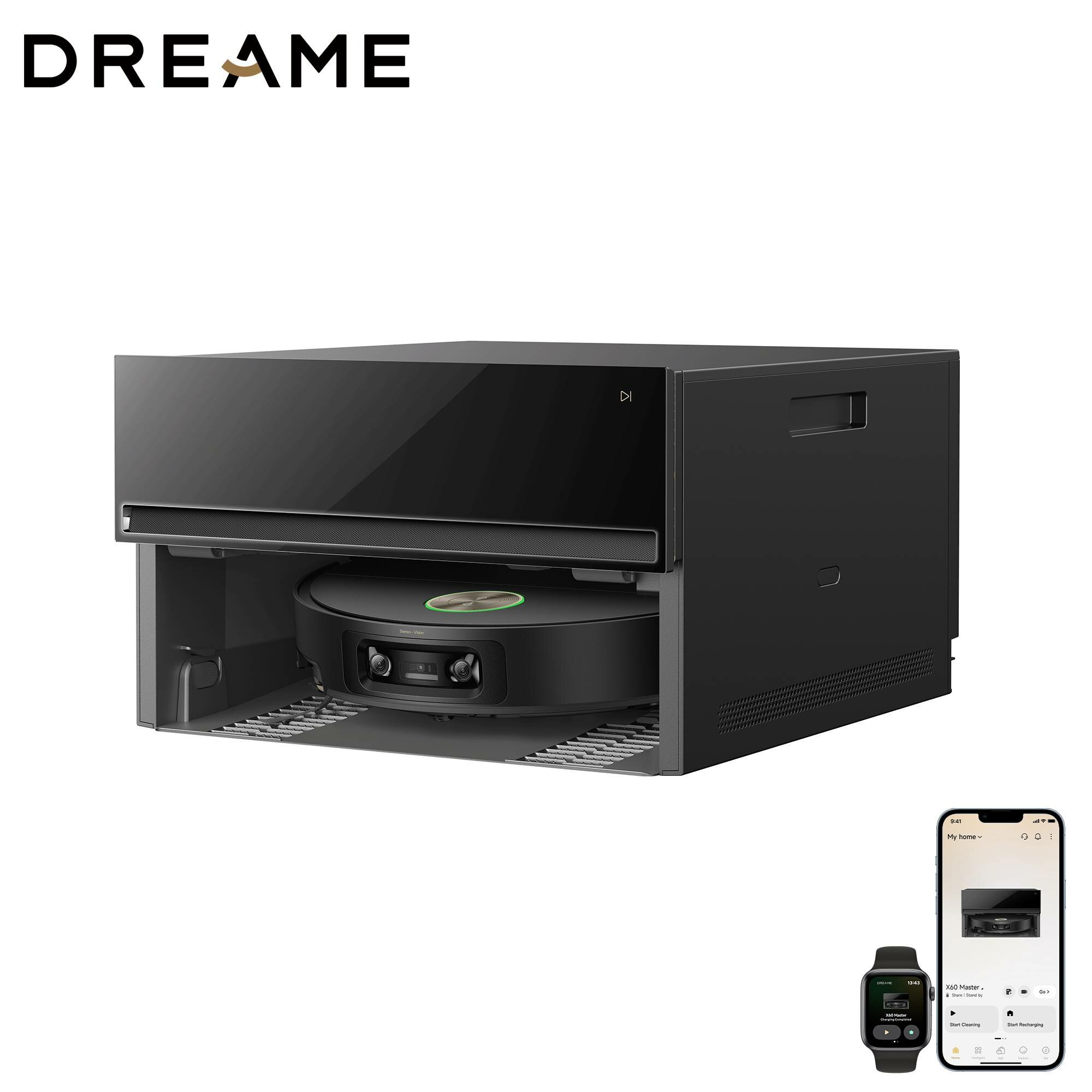 Dreame X60 Master робот-пылесос 35 000 Па мощная очистка ковров, мытьё полов 40 °C