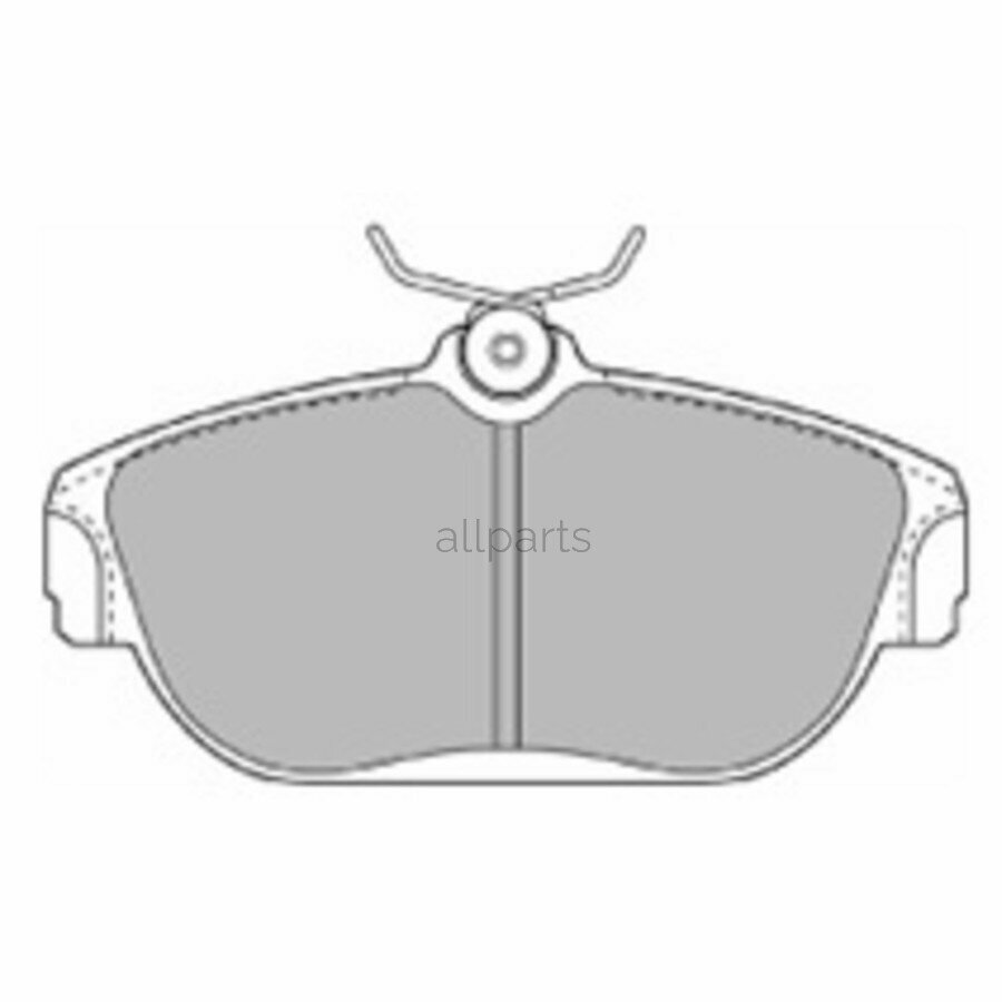 MAPCO 6366 Комплект тормозных колодок дисковый тормоз