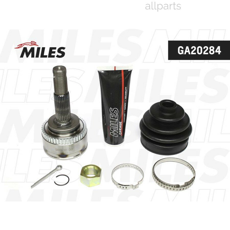 MILES GA20284 ШРУС NISSAN ALMERA N16 1.5 03-11 нар. +ABS (44 зуба)
