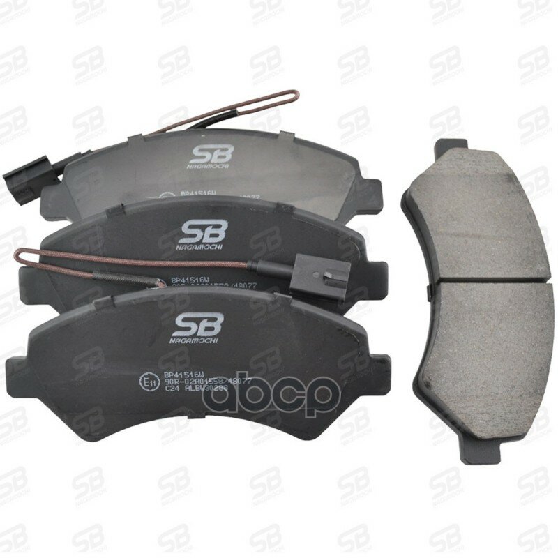 Колодки дисковые передние! Citroen Jumper II 06>, Fiat Ducato III 06>, Peugeot Boxer II SB Nagamochi арт. BP41516W