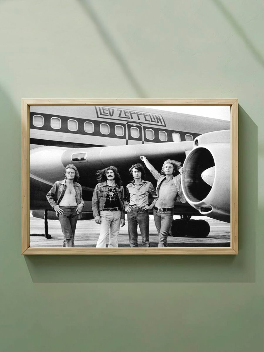 Постер, плакат на стену "Led Zeppelin Рок Группа" 42 см х 29,7 см (А3)