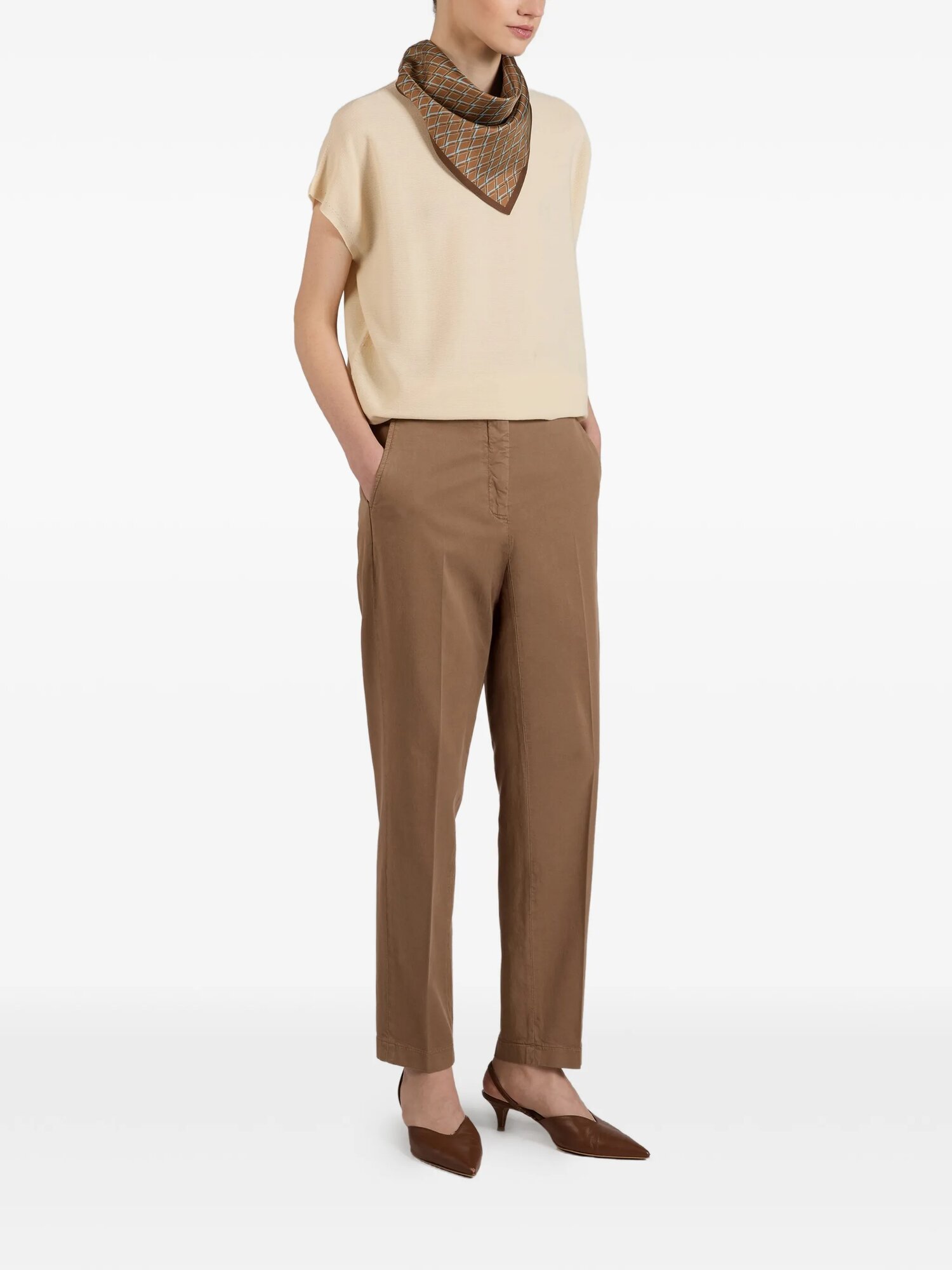 Брюки Incotex Belt-loop trousers, размер 42 — фото 1