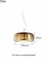 Люстра Pluto, LED, 20 Вт, стекло, 350x170 мм, светло-коричневый