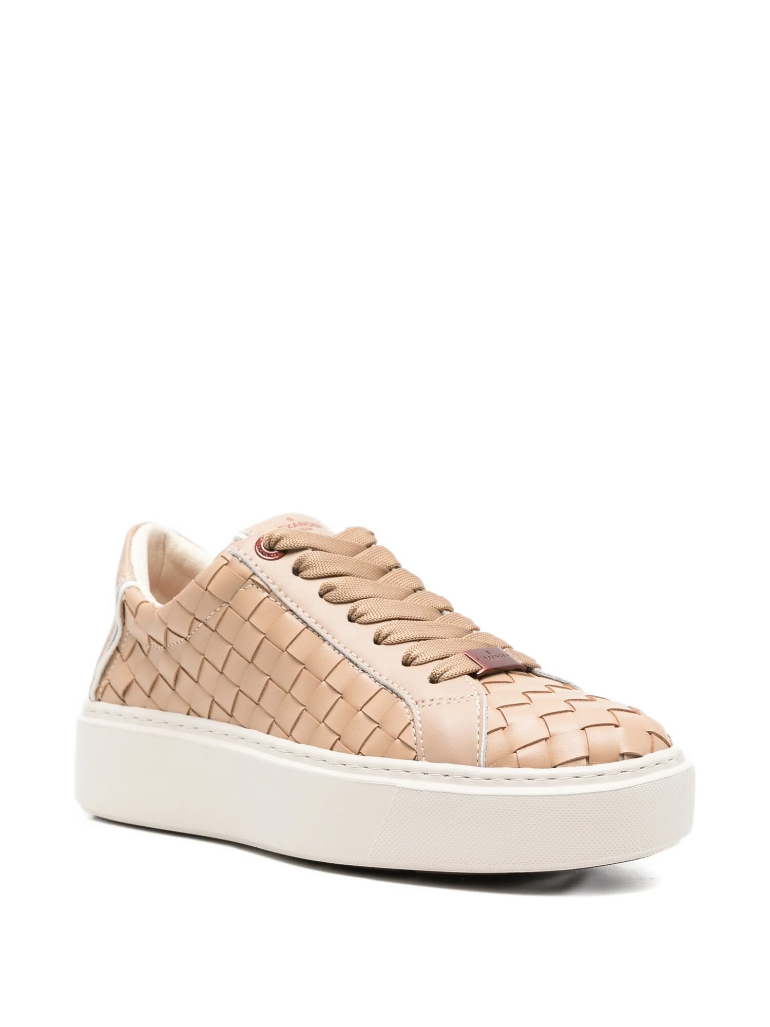 Кроссовки ALEXANDER SMITH Woven leather sneakers, размер 36, разноцветный — фото 1