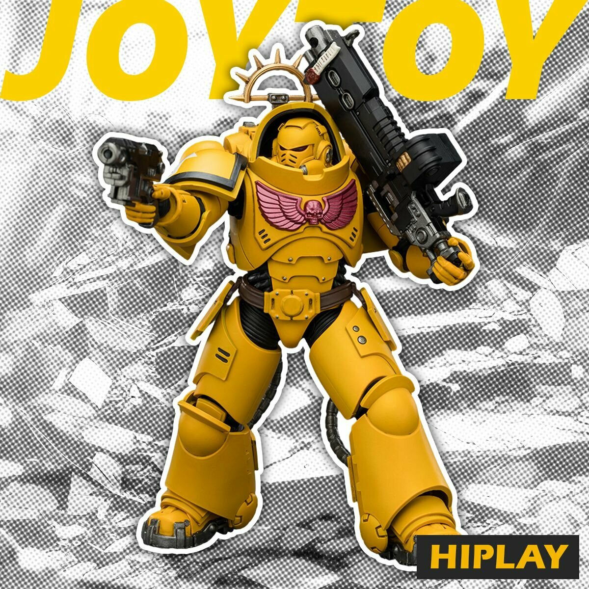 HIPLAY JOYTOY Warhammer 40000 Имперские Кулаки Тяжелый Терминатор JT03653 1/18