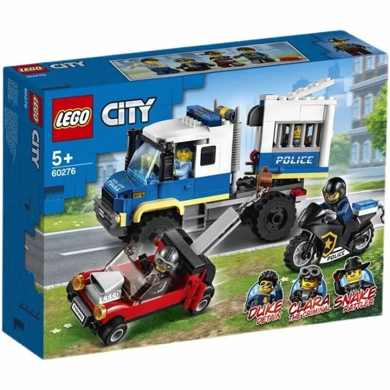 Конструктор LEGO 60276 City 60276 Транспорт для перевозки преступников