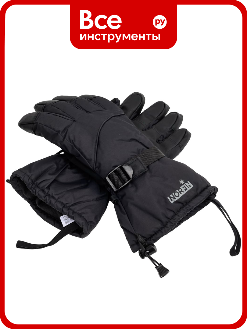 Перчатки NORFIN REAL WP р. XL 703079-04XL, резиновый, манжетная фиксация, для зимних работ на открытом воздухе