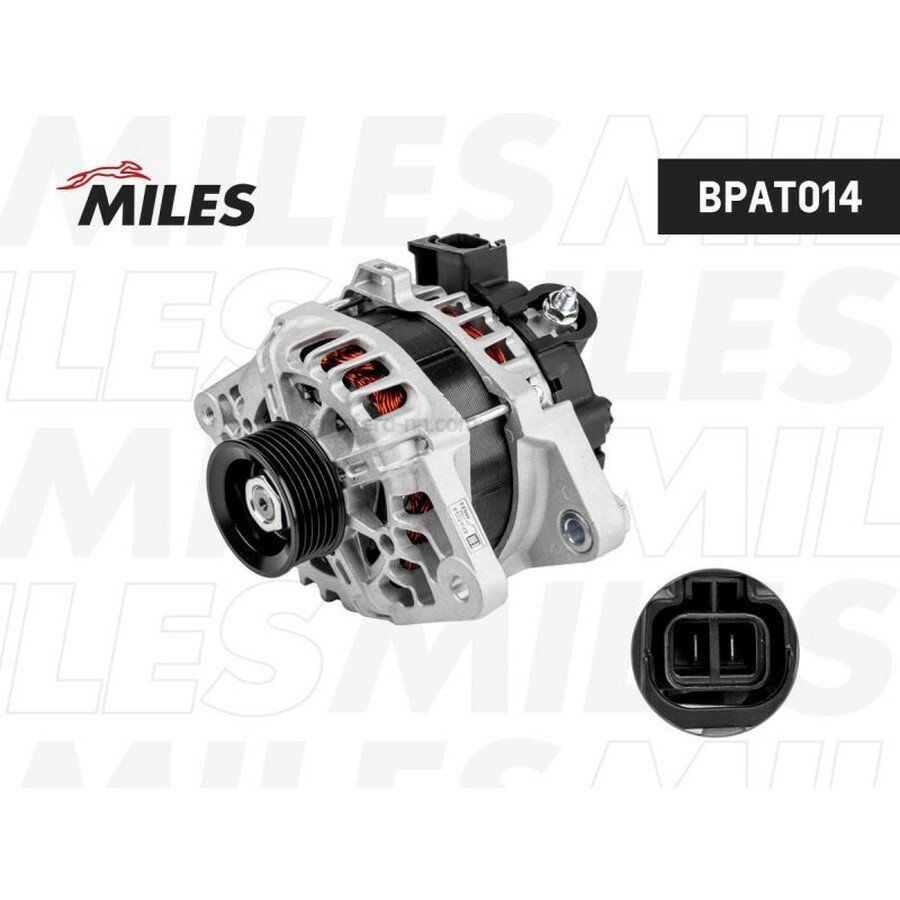 MILES BPAT014 Генератор HYUNDAI ELANTRA 06-, i20/GETZ 08-, i30, KIA CEED 10-, CERATO 06- 90A