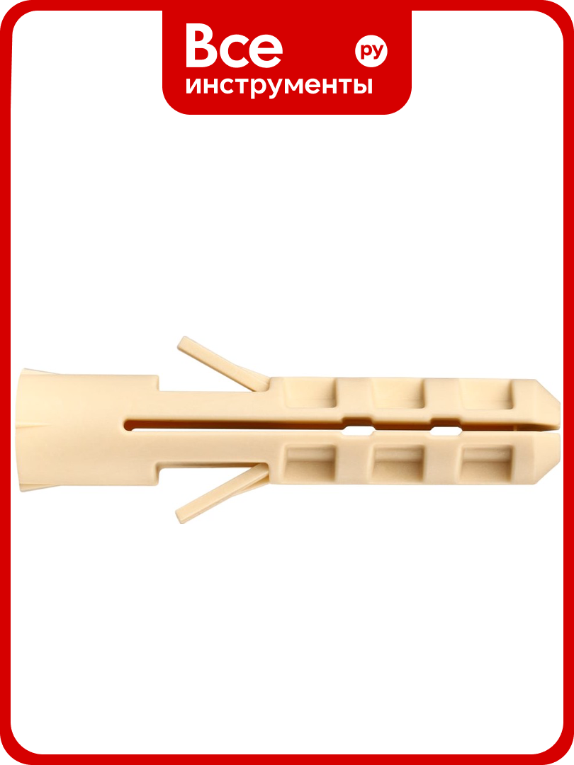 Нейлоновый дюбель европартнер PND-6 6х30mm, 100 шт 76082034
