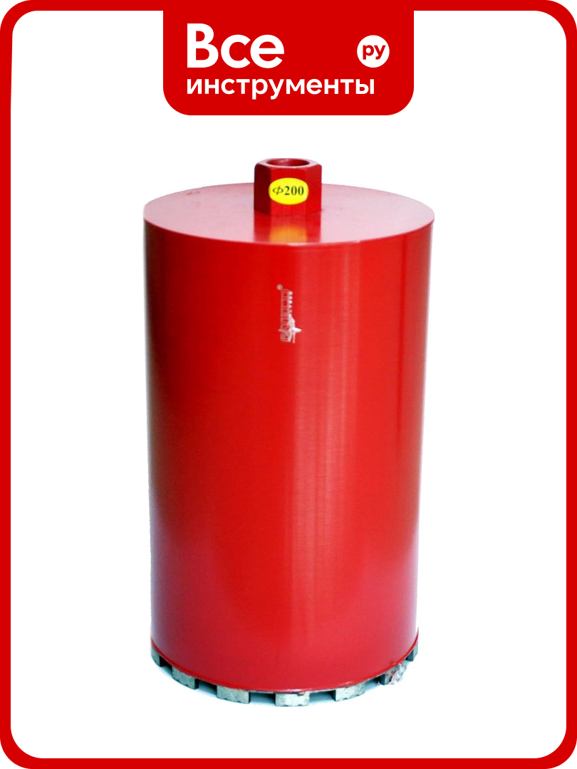 Коронка алмазная ВТ ALTECO 13233, мокрое сверление, для армированного бетона и камня, с хвостовиком, внешняя посадка