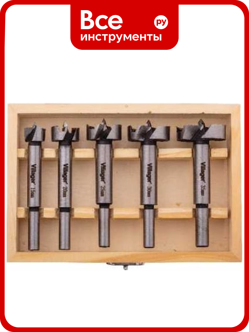Набор сверел DF-SET 5 PCS Villager 062715