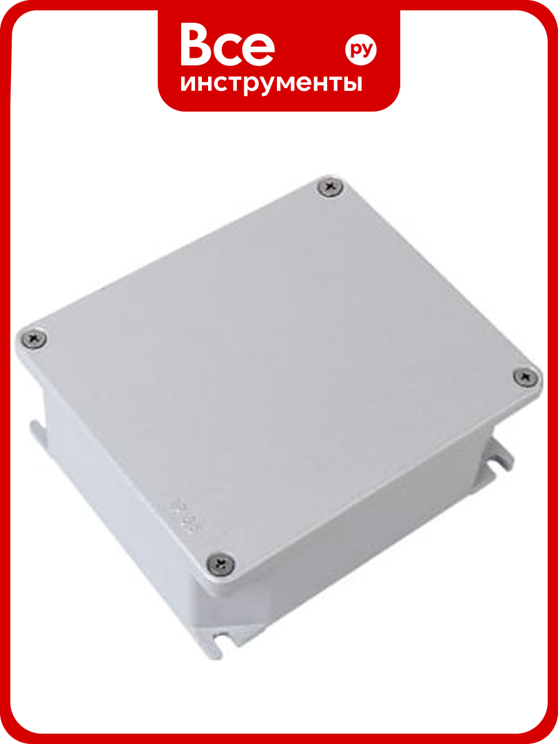 Коробка ответвительная DKC алюминиевая окрашенная, IP66/IP67, RAL9006, 154x129x58мм 1 ШТ 65302 для наружного монтажа