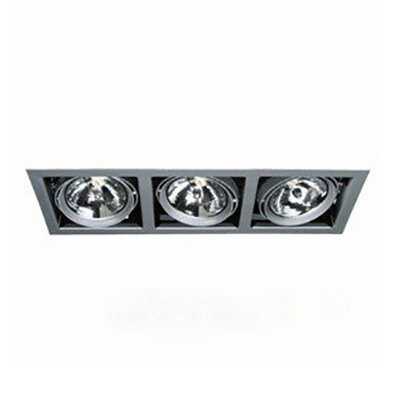 Nobile Кардан встроенный 1х3 (AR111) 1х50W G53 12V, 180х500mm, H105mm, цвет титан