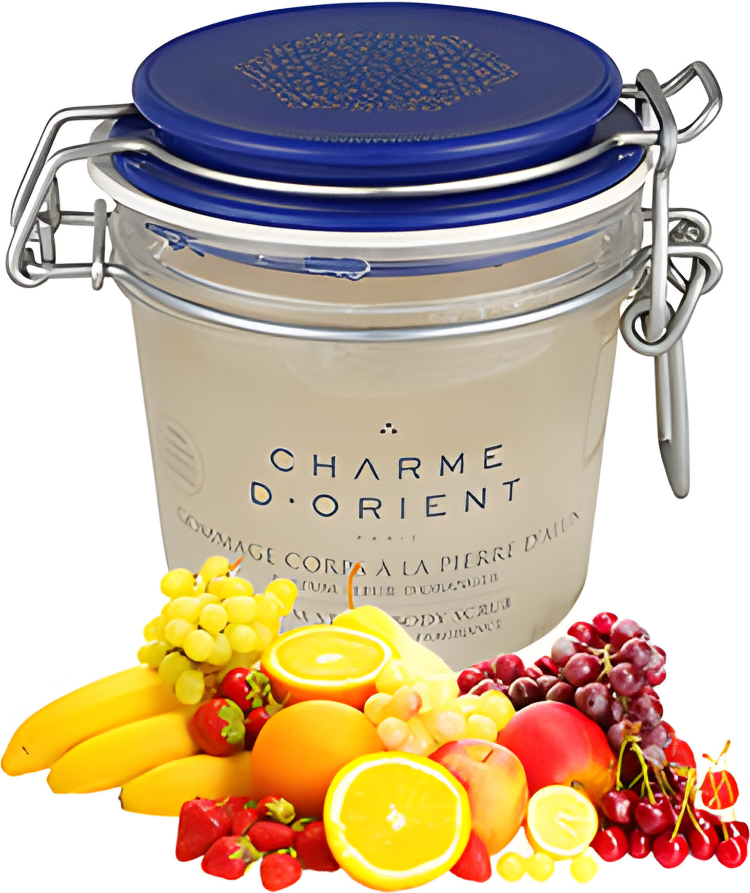 Charme d'Orient Гоммаж квасцовый с фруктовым ароматом Alum Stone Body Scrub Fruits Fragrance 150ml