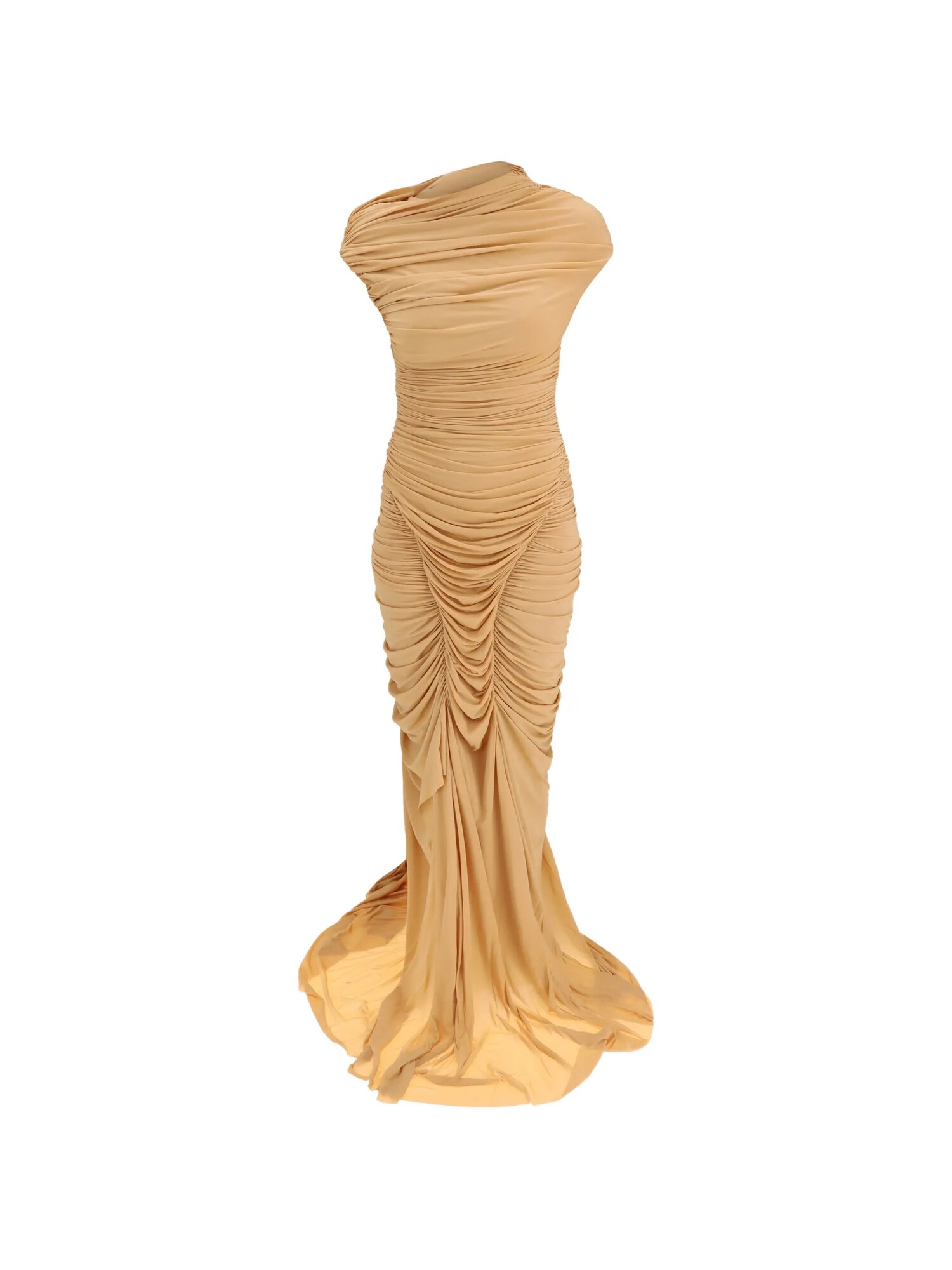 Платье Draped asymmetric maxi dress